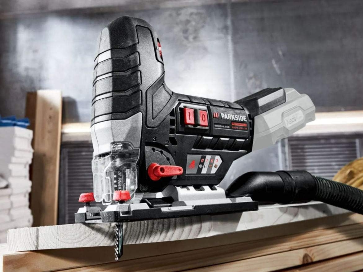PARKSIDE PERFORMANCE Cordless Jigsaw, PSSPA 20-Li D3, 20 V (2xBatterie